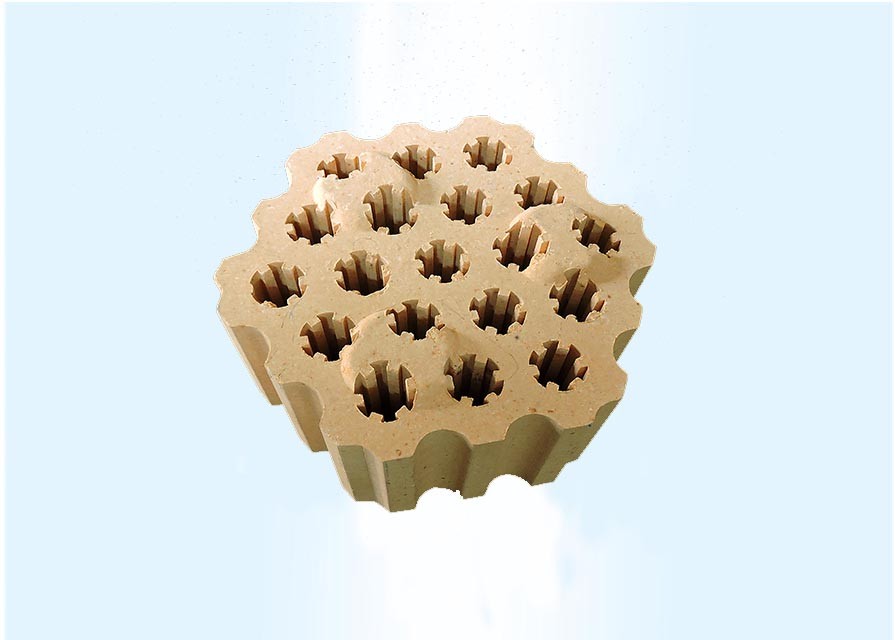 Fireclay Checker Fire Proof Brick / Lattice Insulating Refractory Brick ...